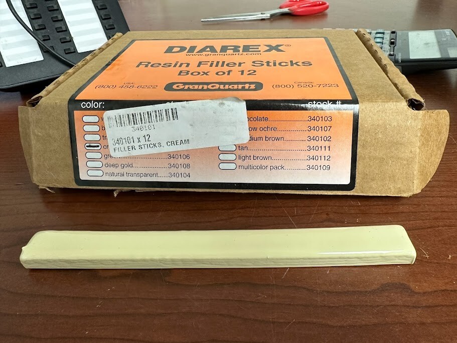 DIAREX RESIN FILLER STICK BOX OF 12 340101 CREAM | eBay
