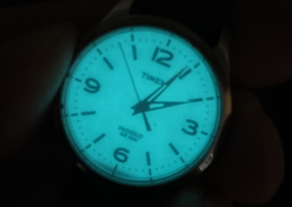 Timex Weekender Watch 32mm Silver Tone Indiglo New Battery Working FIne ...