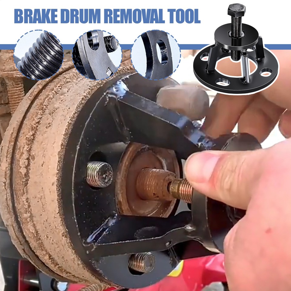 Brake Rotor Puller Carbon Steel Labor-Saving Puller Drum Brake Hub ...