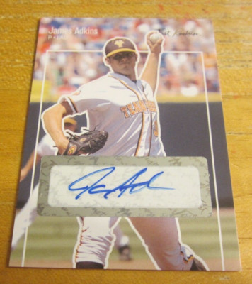 James Adkins Signed 2007 Just Rookies Autographs #1 Trading Card NCAA ...