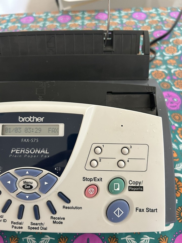 Brother FAX-575 Professional Personal Plain Paper Fax Machine Copier ...