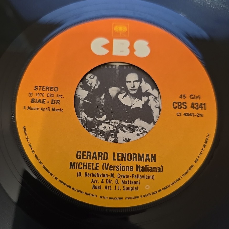 Gerard Lenorman Michele 45 Italy Press 1976 | eBay UK