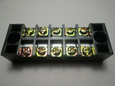 20 Terminal Blocks 600V 15Amp 5 Position Duel Row | eBay