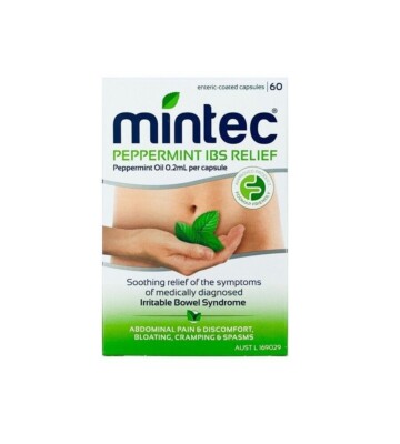 Mintec Peppermint IBS Relief 60 Capsules | eBay Australia