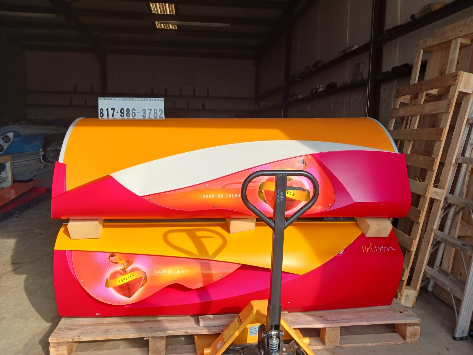 Tanning Bed Soltron XL-65 Charmin Cherry Tanning Bed | eBay