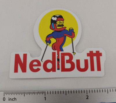 Ned Flanders Simpsons Waterproof Vinyl Logo Decal Sticker 2.5"x2" | eBay
