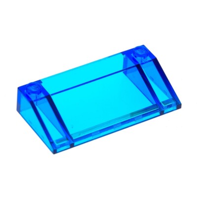 1x LEGO Windshield 33° 3x6 Transparent Blue Sloping Brick Window 3939 ...