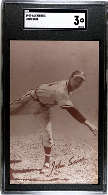 1947-66 EXHIBITS JOHN SAIN SGC 3 - VG | eBay