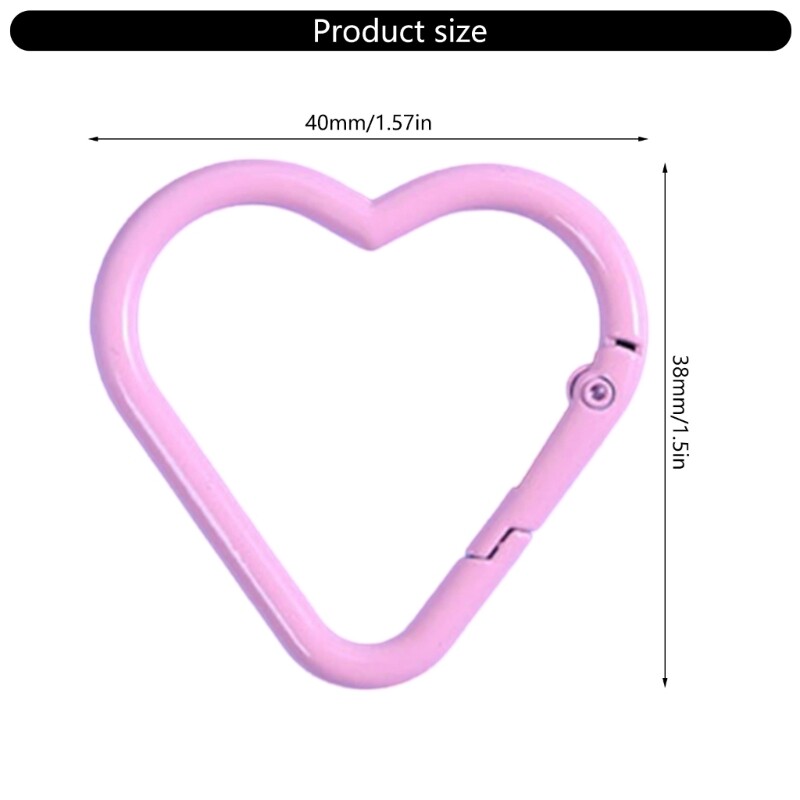 10pcs Small Heavy Type Keychains Clip Prevent Loss Quickly Release ...