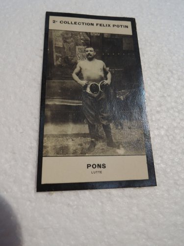 1920's French Photo Card Trading PONS Wrestling Lutte Stong Men ...