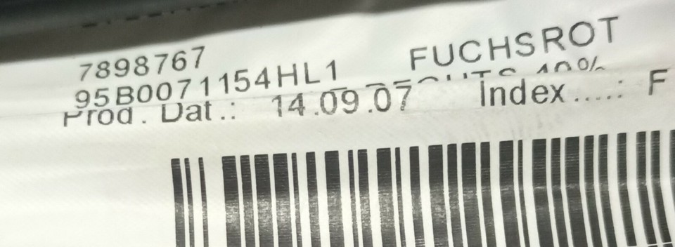 GENUINE BMW E90 E92 M3 RH REAR UPPER SEAT COVER 2007-2013 52207898767 ...