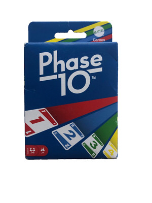 Mattel Phase 10 A Rummy-Type Card Game 2021 New Sealed Cards Made In ...