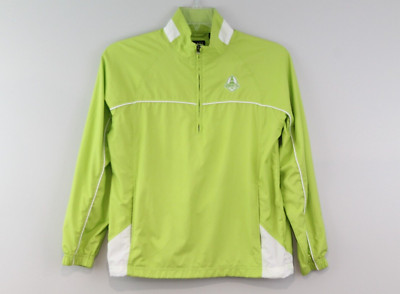 Kate Lord Golf Legendary Run Windbreaker Jacket Womens size S Lime ...