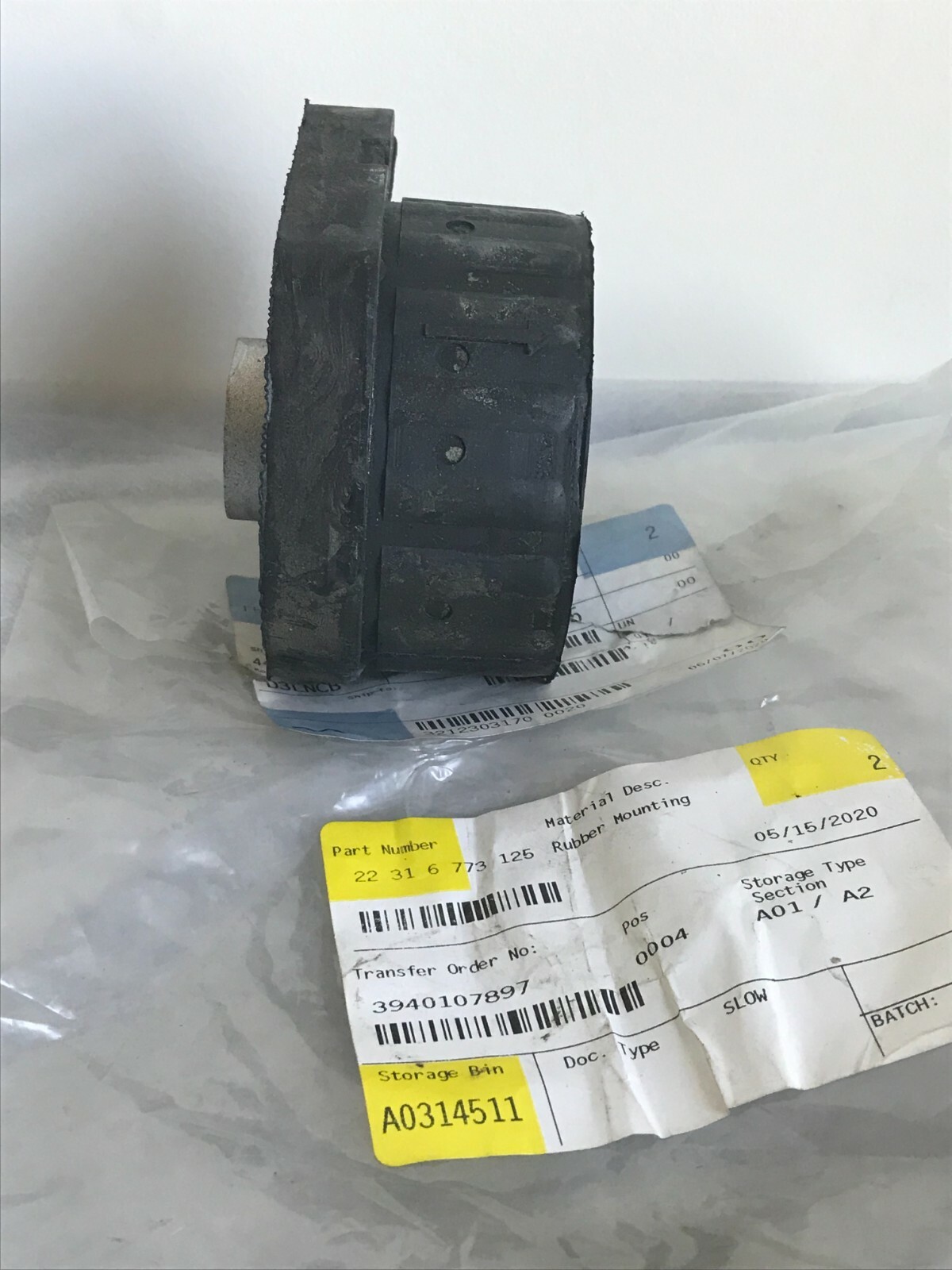 BMW transfer case transmission mount E46 E60 E83 E84 E90 PN 22 31 6 773 ...