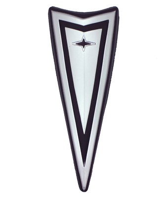 NEW 1967-1969 Firebird 400 Front Bumper Nose Emblem Arrowhead Arrow ...