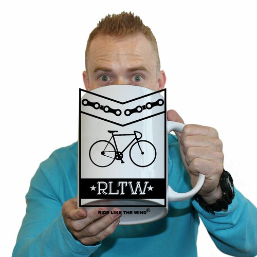 Chain And Bike Breast Pocket Funny Novelty Giant 2 Litre Mug GIFT BOXED ...