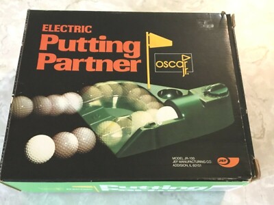 Oscar Jr. Electric Putting Partner Ball Return Ball Storage Adjusts ...