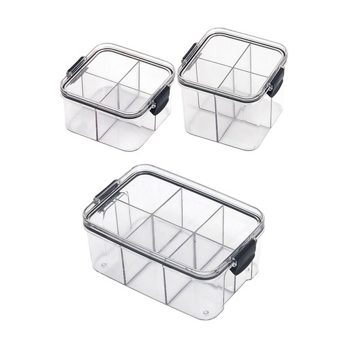 Divided Food Storage Container Multipurpose Kitchen Food Storage ...