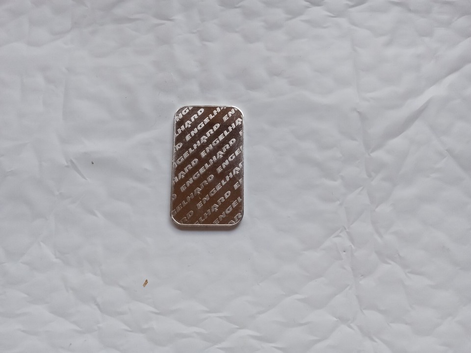 Proof-Like Engelhard .999 Fine Silver 1 Troy Oz Bar - Eagle/Flag. Free ...