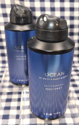 2-Pack NEW Men's OCEAN Body Spray 3.7 oz Bath & Body Works | eBay