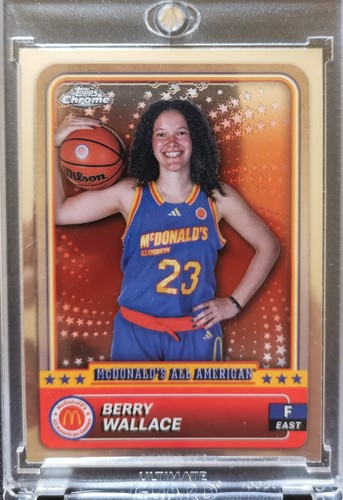 2024 Topps Chrome McDonald's All-American / #62 Berry Wallace / Carte ...