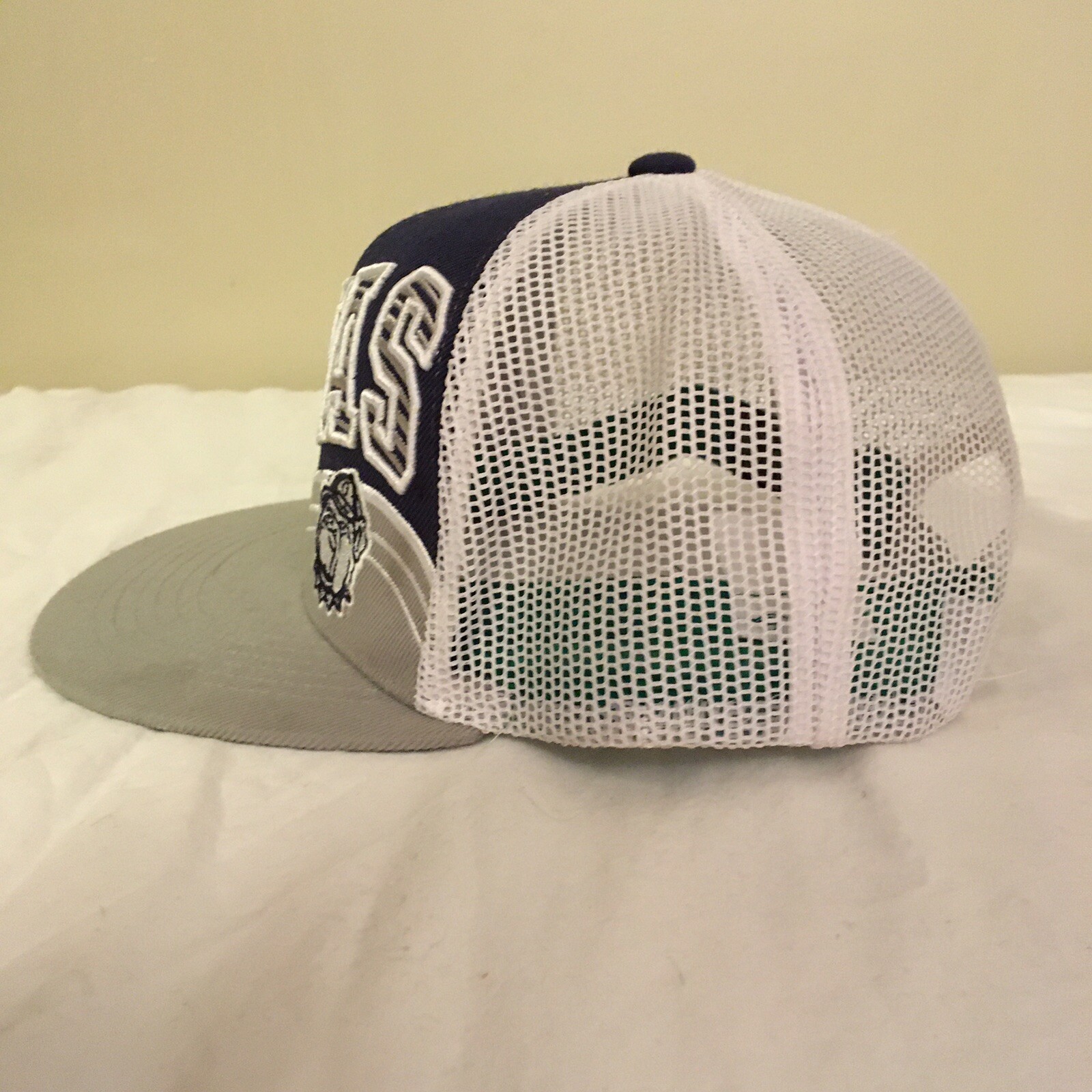 Top Of The World Georgetown Hoyas Hat Cap Snapback Blue White Gray Mesh ...
