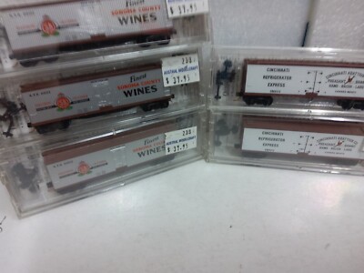 N SCALE MICRO TRAINS 40 FT.WOOD REEFER KEITH TANK LINE CINCINNATI ...