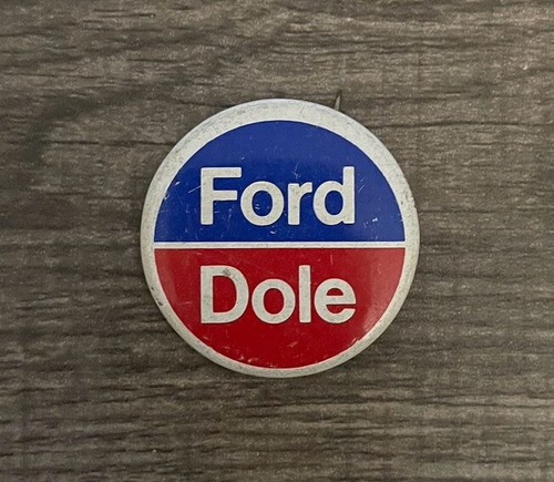 President Gerald Ford Pin Back Campaign Button 1976 Jerry Presidential ...