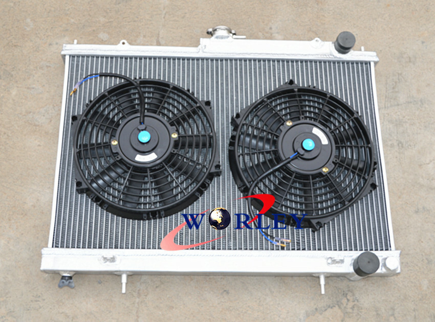 52MM Aluminum Radiator for Nissan Skyline R33 R34 GTR GTST RB25DET MT ...