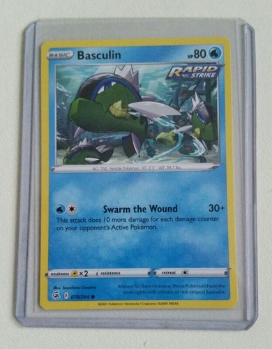 Pokémon TCG Fusion Strike: Basculin (070/264) - Common - Near Mint | eBay