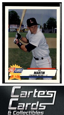 Jeff Martin 1993 Fleer ProCards #2519 Lynchburg Red Sox | eBay