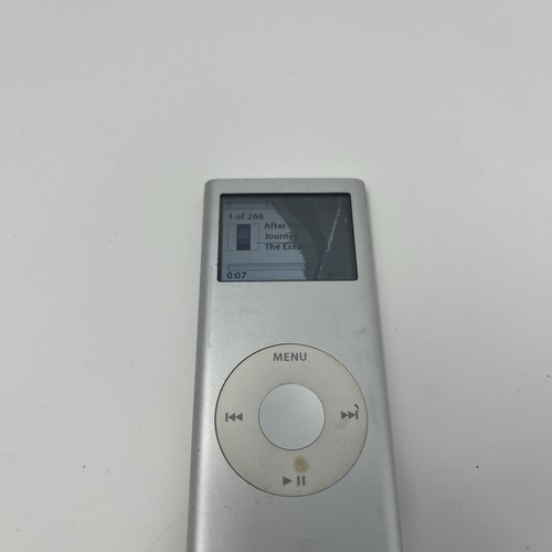 Apple iPod Nano A1199 2GB 2nd Generation Works Cracked Screen | eBay