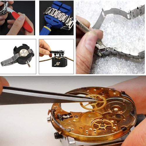144Pcs Watch Repair Case Pin Link Spring Strap Remover Opener Tool Kit ...