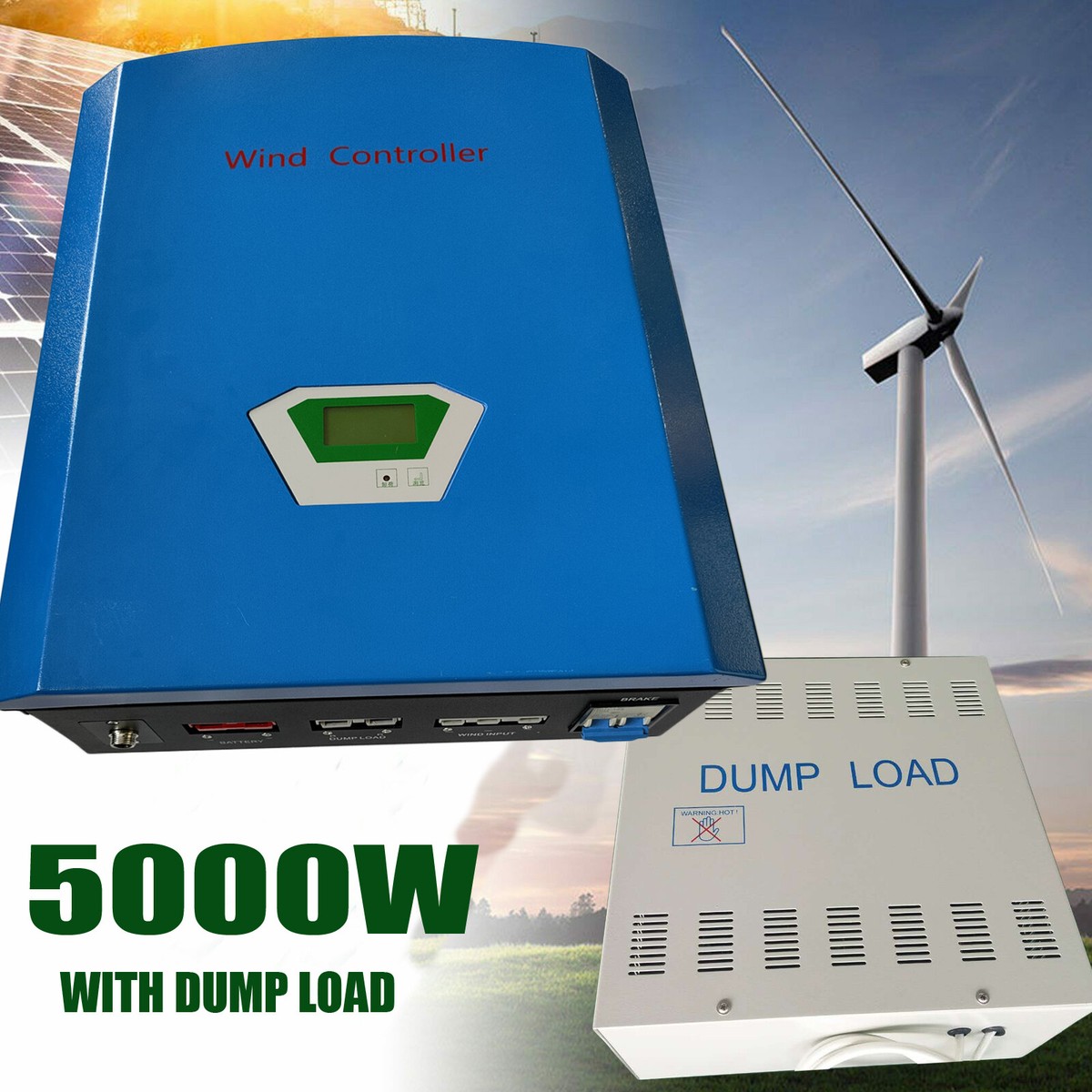 Wind Turbine Controller MPPT Wind Turbine Generator DC12/24V With