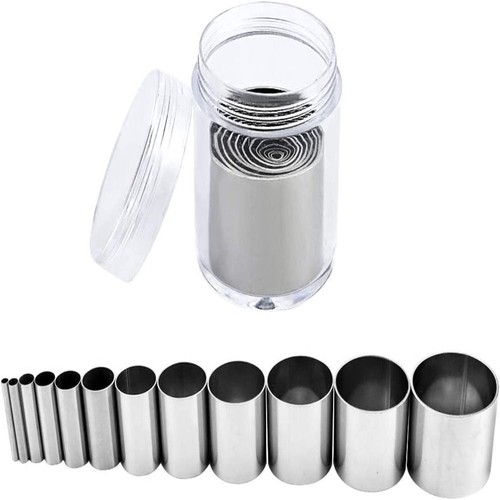 12Pcs Hole Hollow Punch Cutter Clay Cutters Mold Handmade Craft | eBay