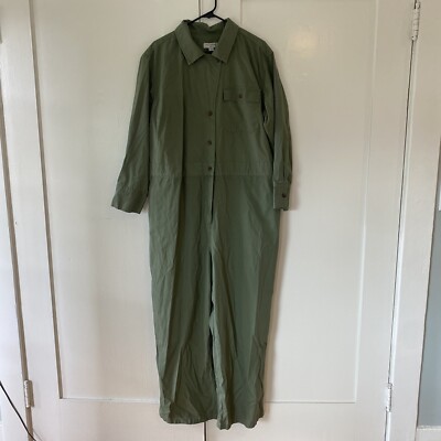 Nili Lotan x Target Romper Jumpsuit Women's Plus Size 1X Olive Green ...