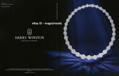 HARRY WINSTON Jewelry 2-Page Magazine PRINT AD 2022 sunflower ...