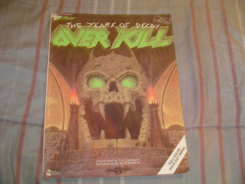 OVERKILL THE YEARS OF DECAY GUITAR TAB SONGBOOK | eBay