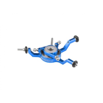 Microheli CNC Aluminum Tri-Blade Swashplate (BLUE)(For Triple Blade ...