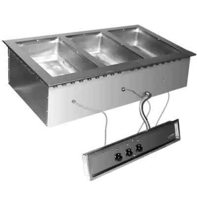 Eagle Group SGDI-3-240T Drop-in Wet or Dry Type Hot Food Well Unit ...