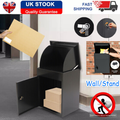 Extra Large Parcel Secure Drop Box Lockable Home Outdoor Storage Letter ...