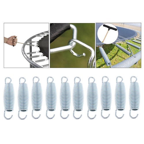 10x Premium Trampoline Springs 6.5inch 3.5inch Maintain Jumping Pad ...