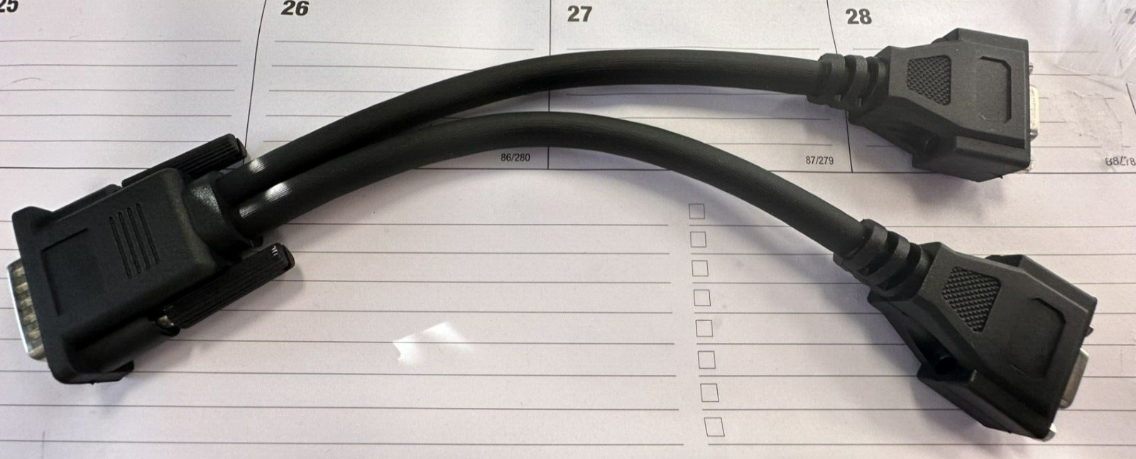 Genuine Matrox Splitter Cable LFH-60 (M) to 2x DVI-I (F) Cable F16123 ...