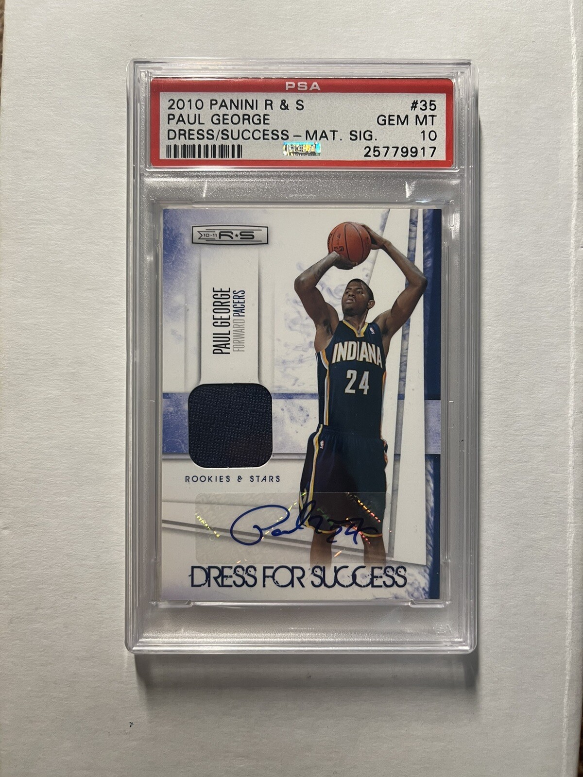 Paul George Autographed Memorabilia | Signed Photo, Jersey ...