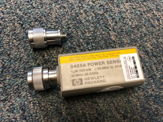 Keysight Agilent 8485A 50MHz - 26.5 GHz (-30 to +20dBm) Power Sensor w ...