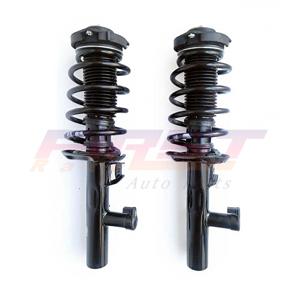 2x Front R & L Electric Shock Absorbers Struts Fit VW Passat CC Golf VI ...