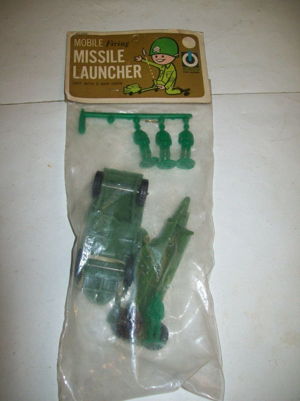 VINTAGE 1960'S RINGO TOY CORP. " MOBILE FIRING MISSILE LAUNCHER " BRAND ...