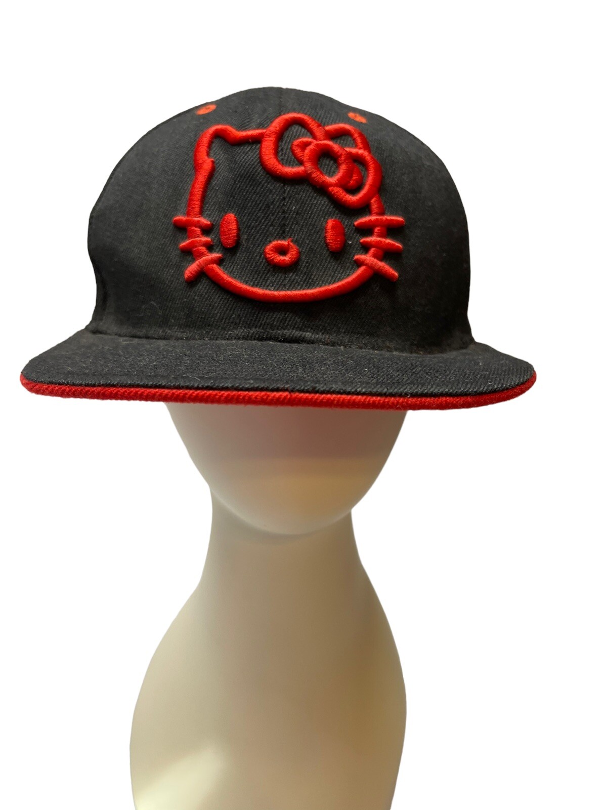 Hello Kitty Black Red New Era Hat Baseball SnapBack C… - Gem