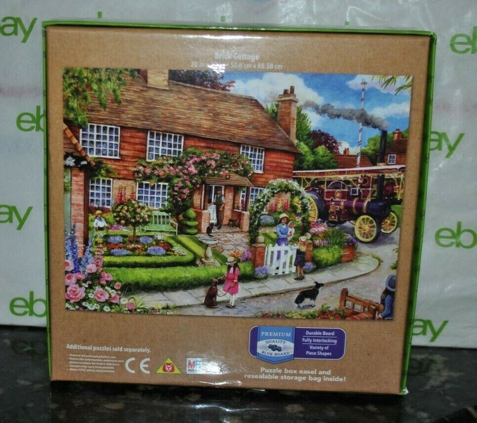 NEW HASBRO BLUE ROAD Jigsaw PUZZLE 1000 Art by Debbie Cook BRICK ...