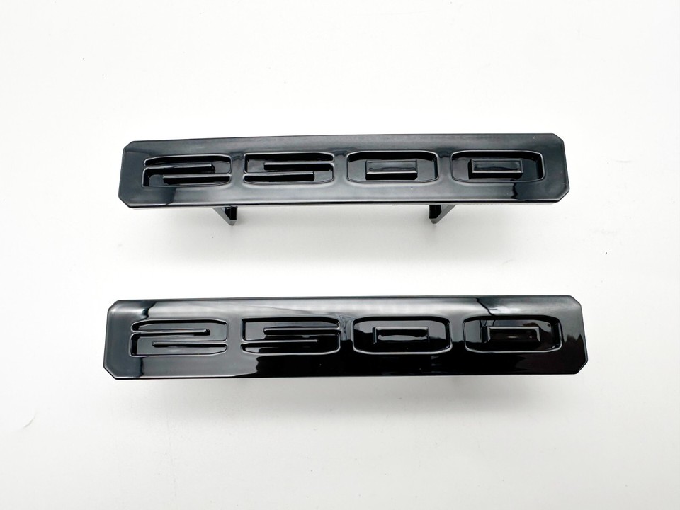 Gloss Black Front Bumper Fascia Fender 2500 Emblems 2024+ GMC SIERRA ...
